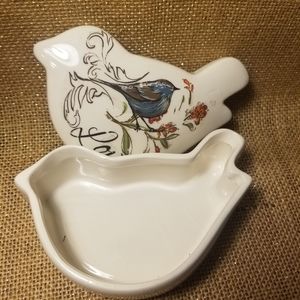 Accents | Bird Ceramic Trinket Box | Poshmark